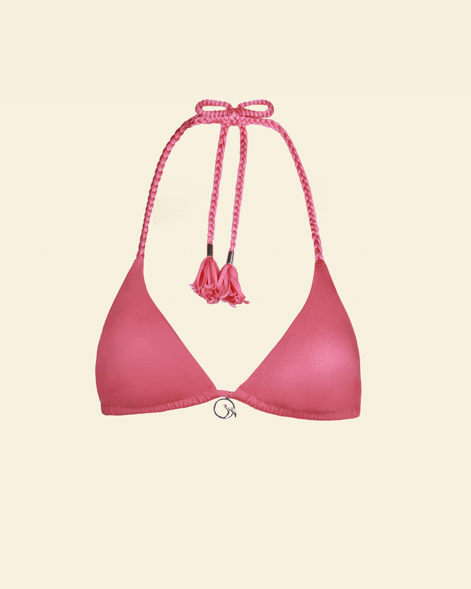Kiribati Triangle in Coral | Bikini Top – La Pêche Swim | SINGAPORE ...